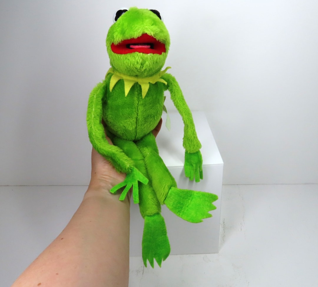 A Vintage 1981 Kermit the Frog Soft Toy Plush, Jim Henson the Muppet ...
