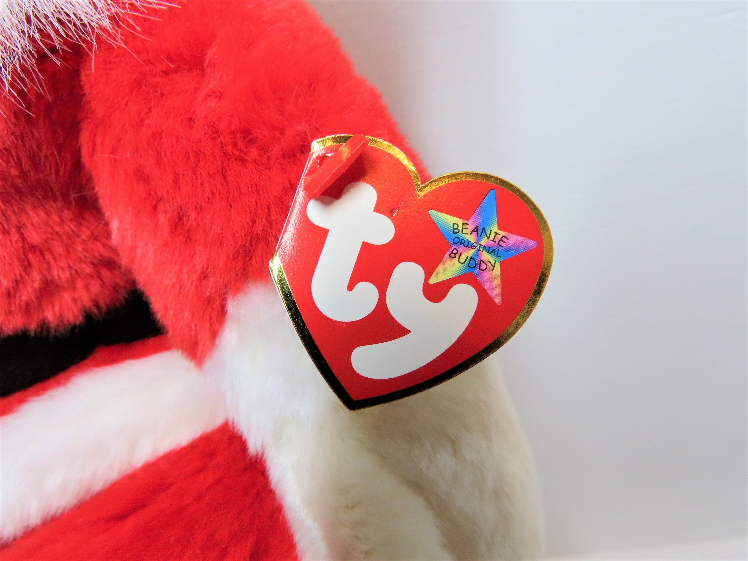 Vintage 2000 TY Beanie Babies Buddies Santa Father Christmas - Etsy