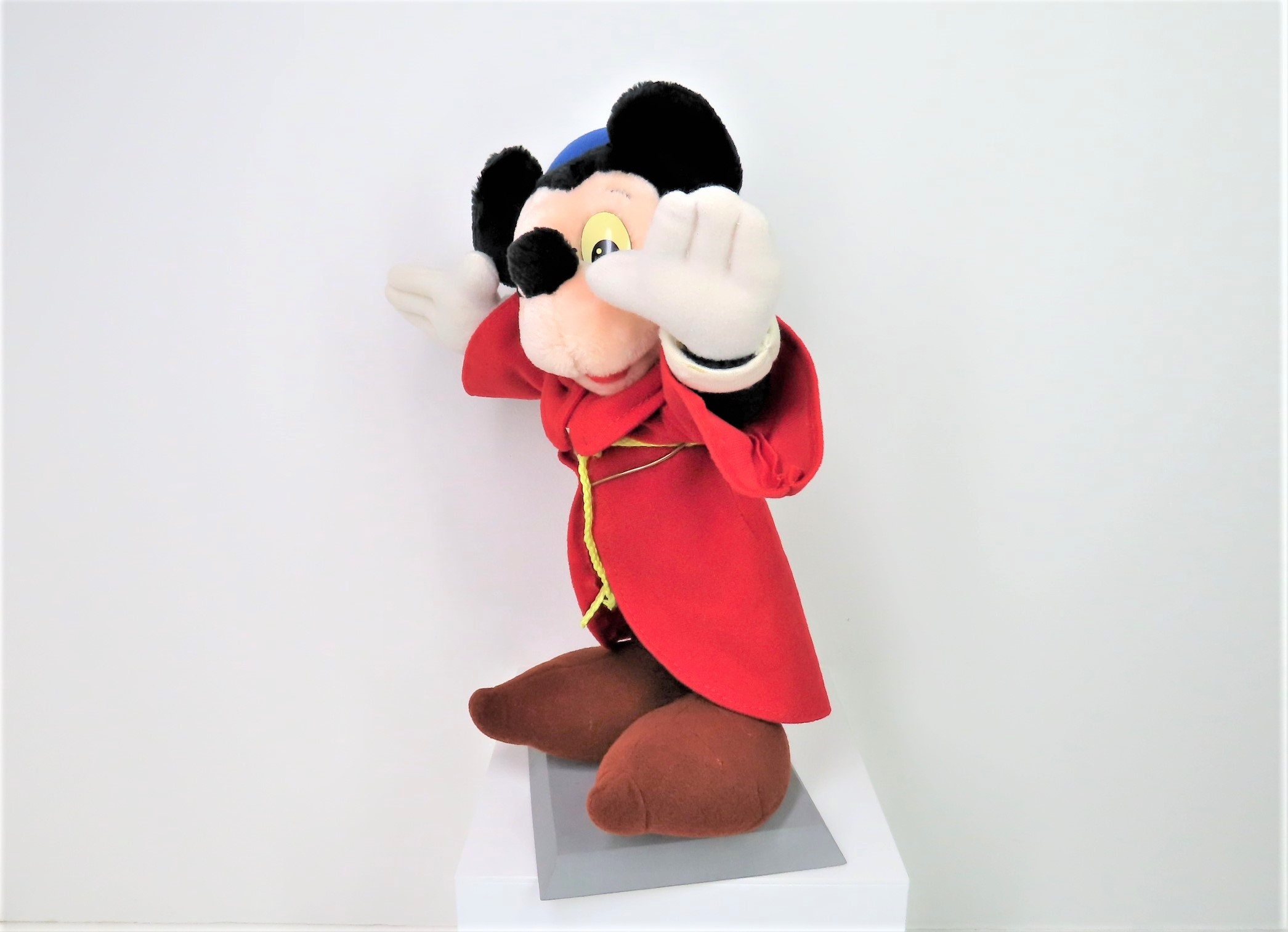 A Vintage Late 1970s - Early 1980s Mickey Mouse Sorcerer Plush Toy ...