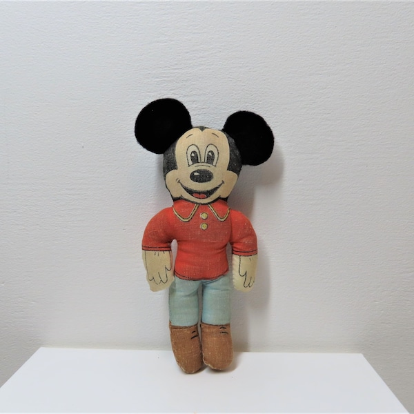 Mickey Mouse Soft Toy - Etsy