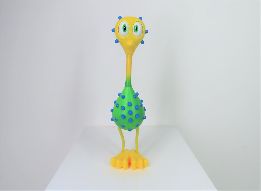 A Vintage Tiny Planets Flocker Alien Toy Figure. - Etsy