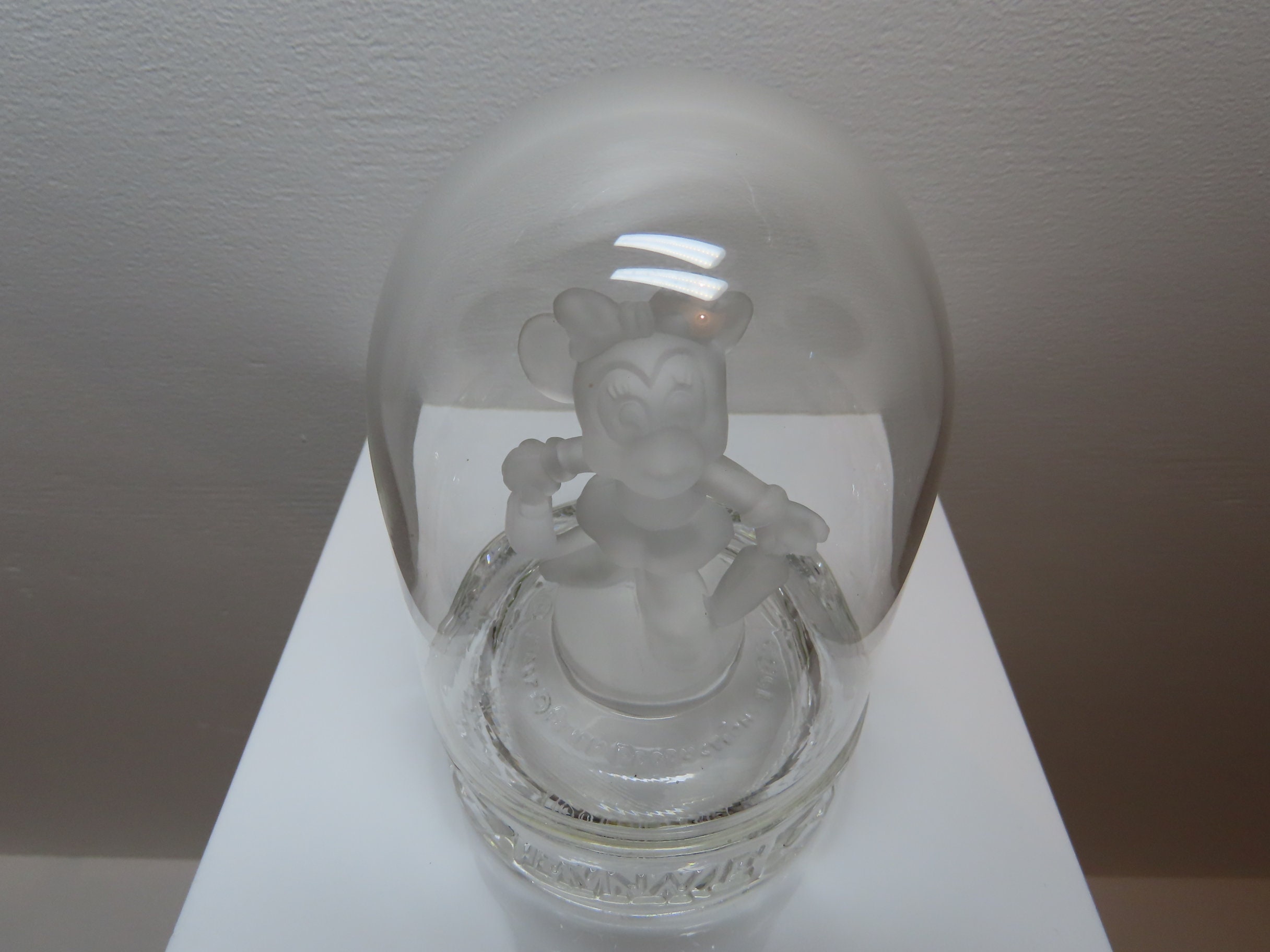 Vintage 1985 Minnie Mouse in Glass Dome Made in West Germany | Etsy