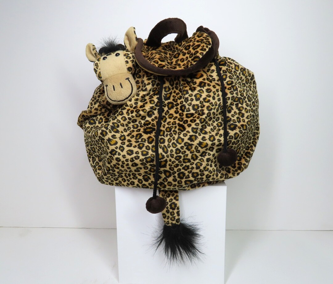 A Vintage 2000 Jellycat Giraffe Rucksack Backpack, Sling Bag. - Etsy