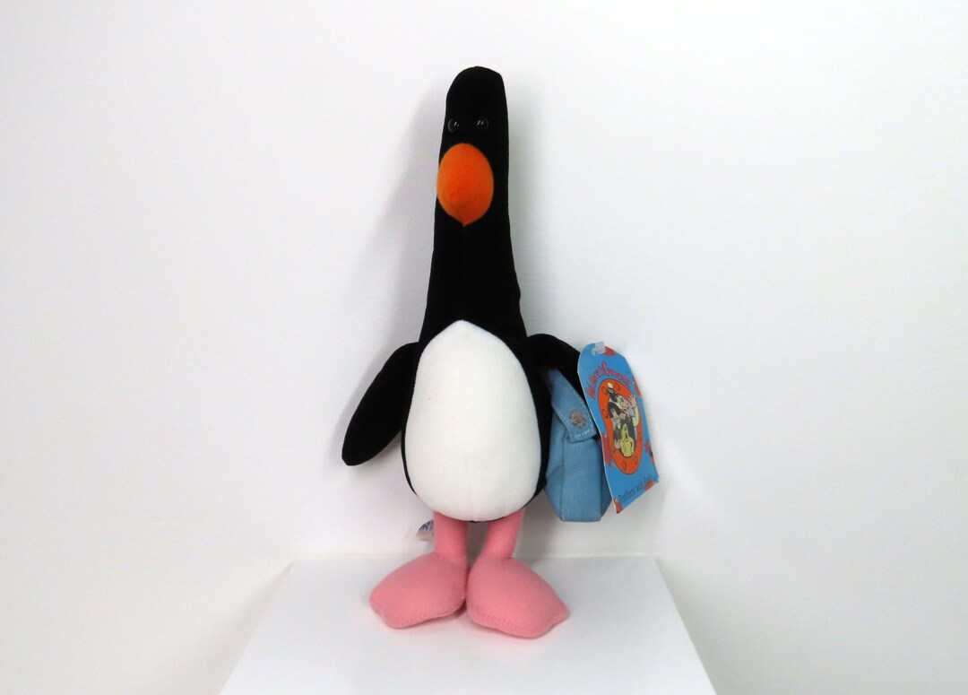 A Vintage 1990s Rare Version Feathers Mcgraw Soft Toy Plush With His ...