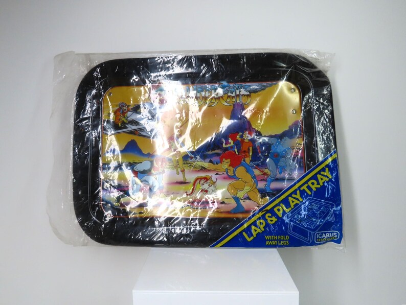 A Vintage 1985 Thundercats Metal Lap Tray With Folding Legs , in ...