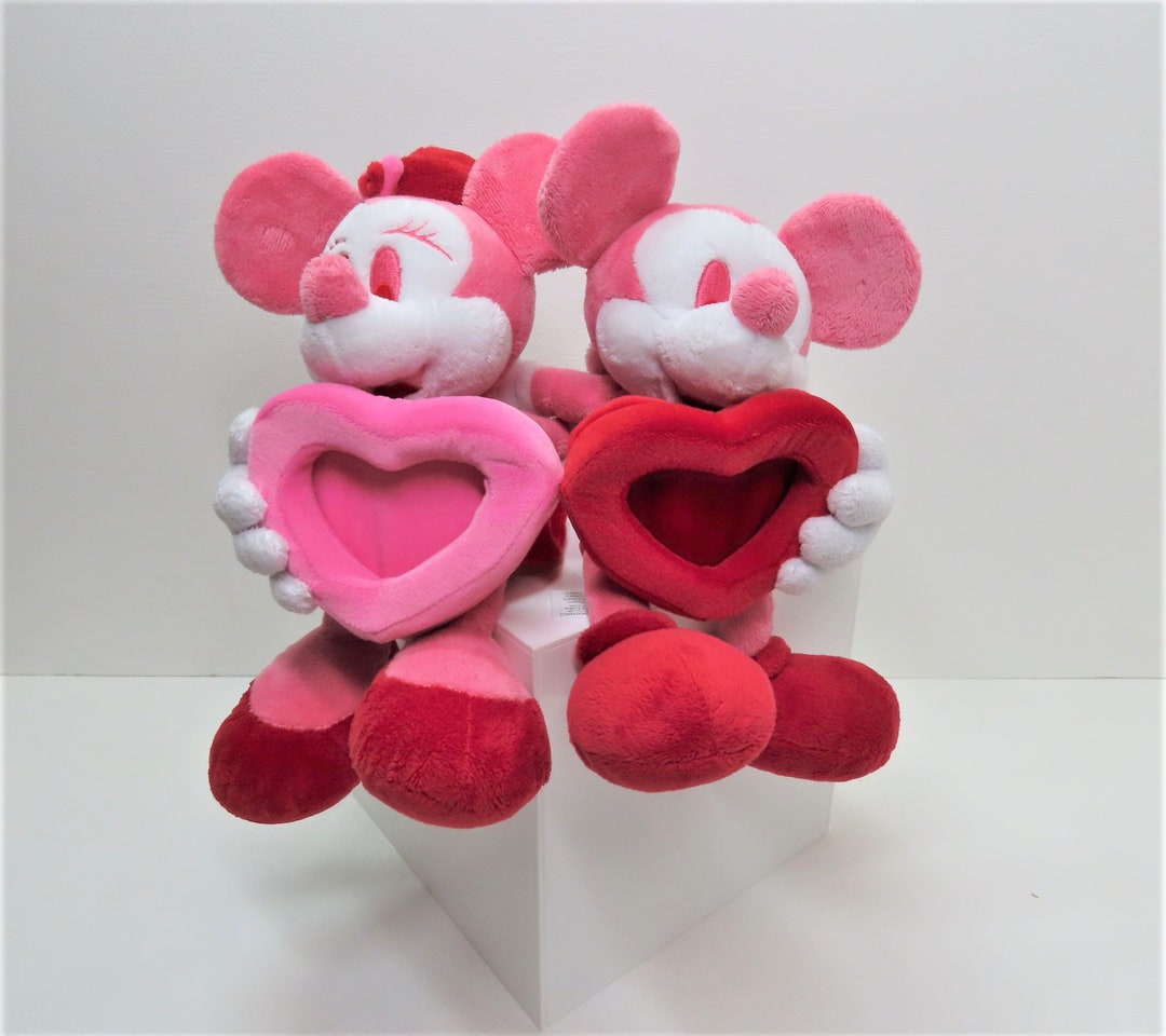 Vintage Mickey and Minnie Mouse Plush Photo Frame. - Etsy