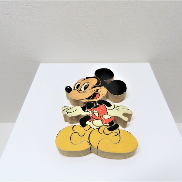 Mickey Mouse Wooden Puzzles - Etsy