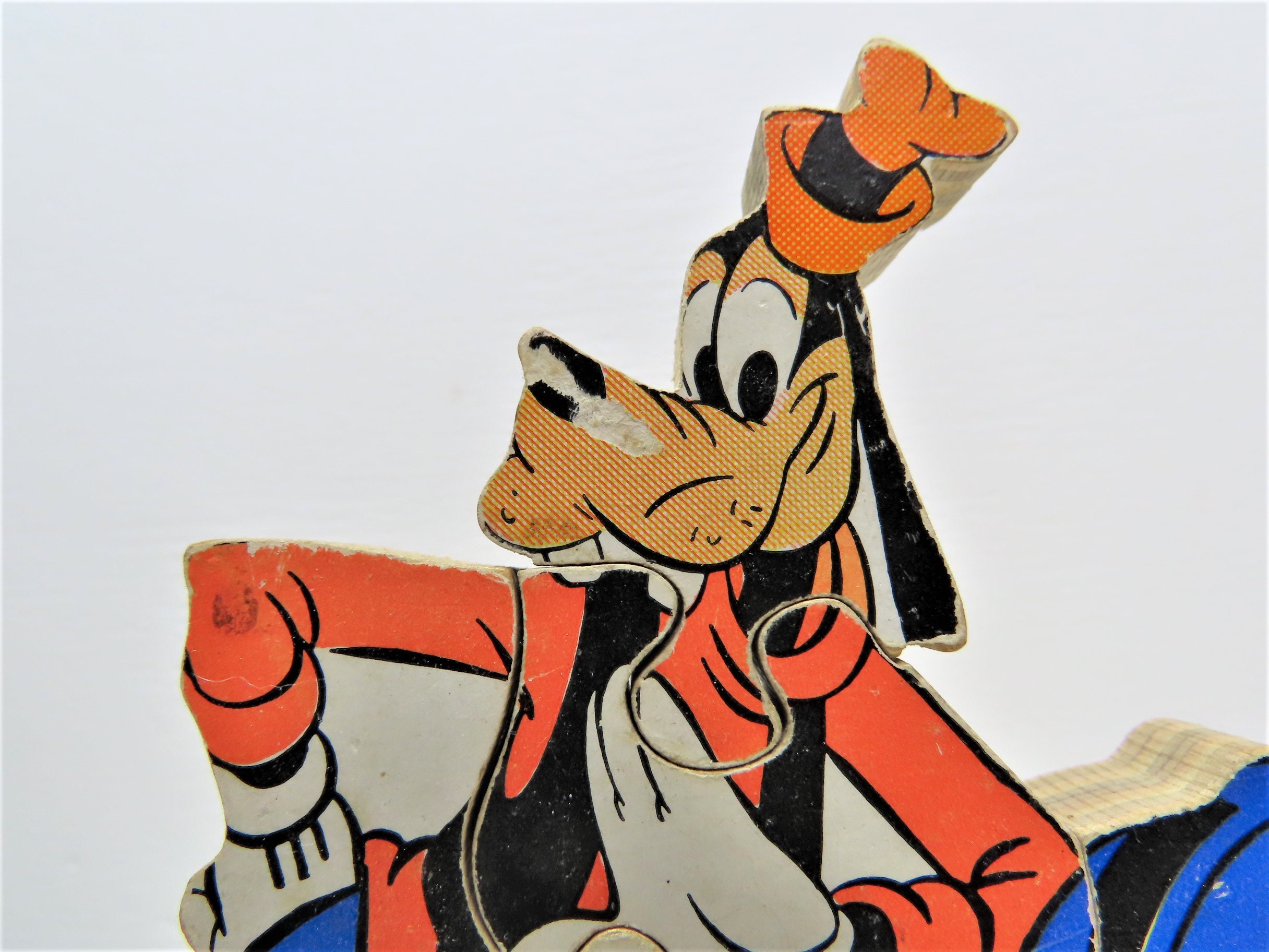 Vintage 1980s Goofy Disney Wooden Puzzle. - Etsy