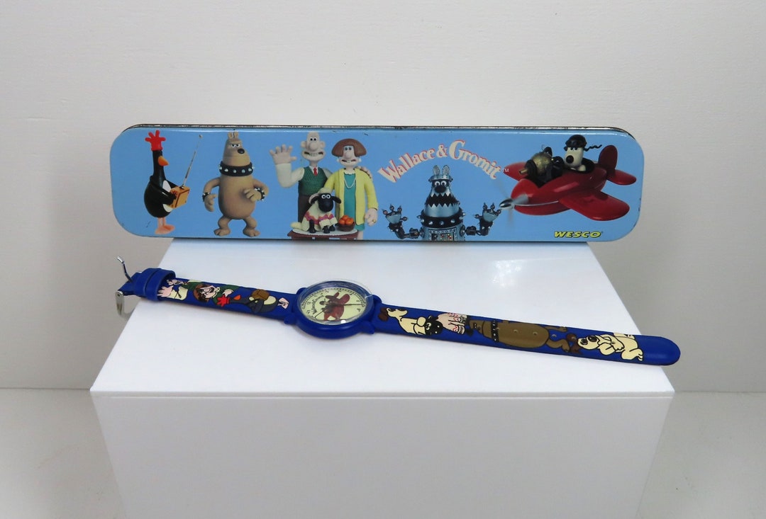 A Vintage 1990s Wallace and Gromit Pilot Fully Working Watch in ...