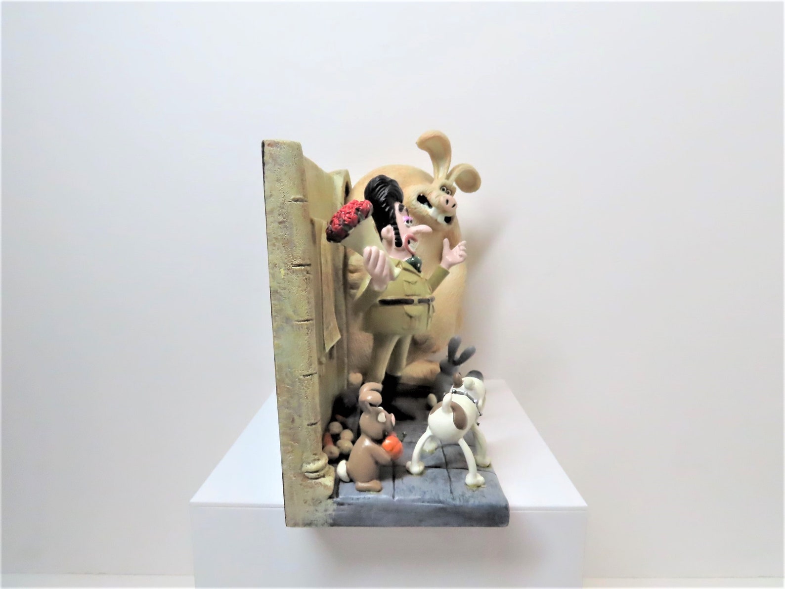 RARE Vintage Large Statue the Curse of the Were-rabbit | Etsy UK