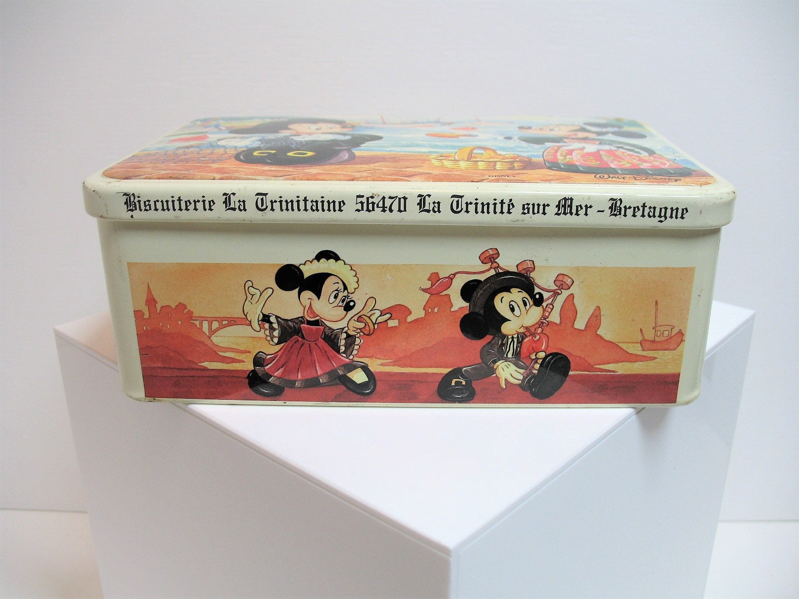 Vintage 1950 Mickey Mouse francés galleta - Etsy España