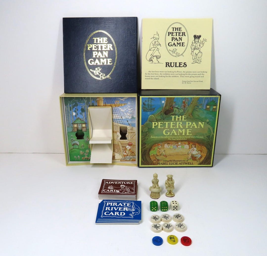 A Vintage 1980s Peter Pan Board Game, Complete, Never Used. - Etsy