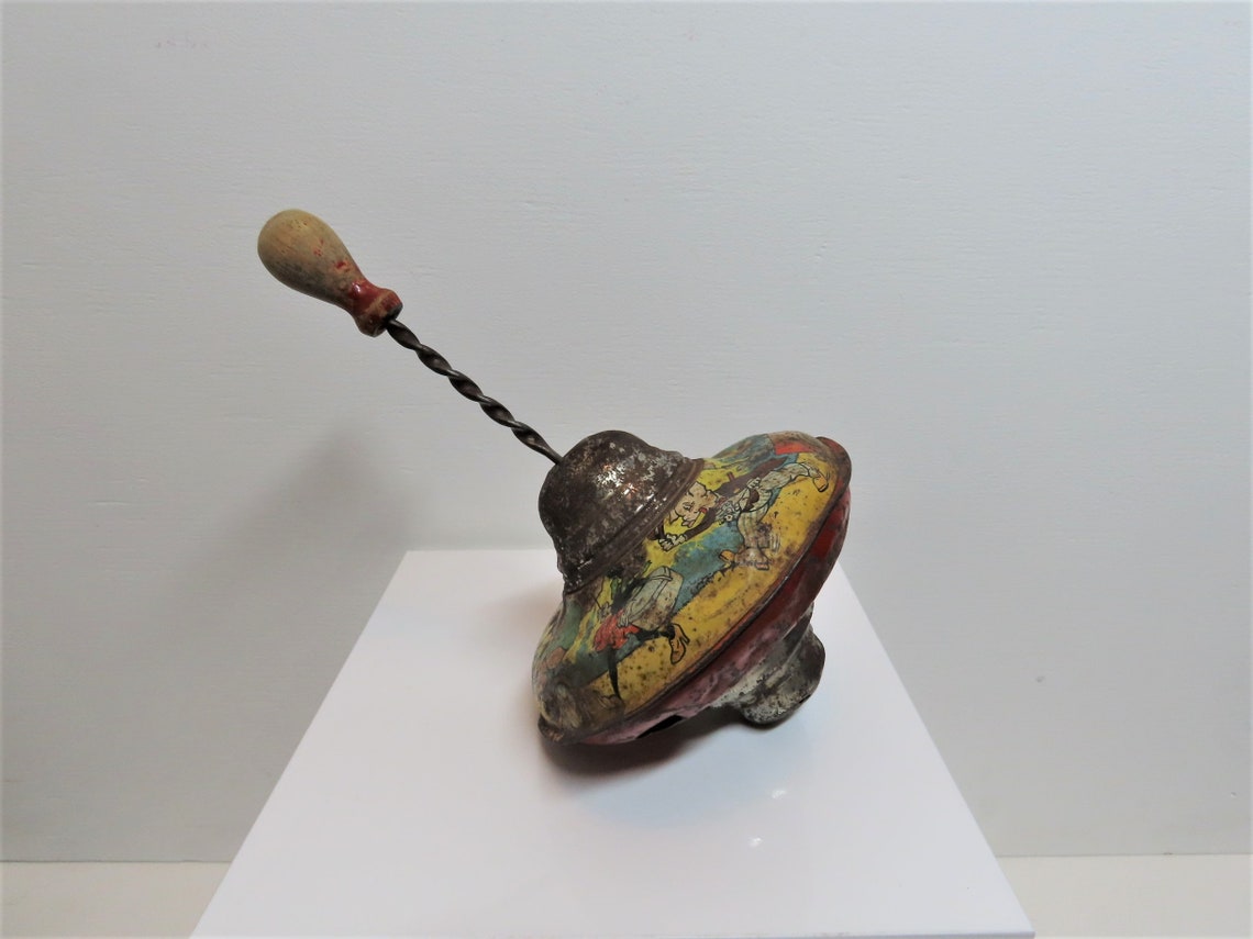 RARE Vintage 1930s 40s Mickey Mouse Spinning Top - Etsy