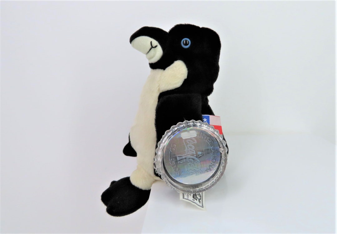 A Vintage 1999 Coca Cola Penguin Soft Toy Named Peng, Representing ...