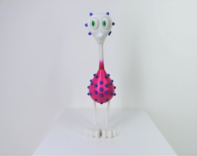 A Vintage Tiny Planets Flocker Alien Toy Figure. - Etsy