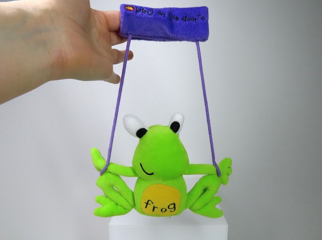 A Vintage Bang on the Door Hanging Frog Toy. - Etsy