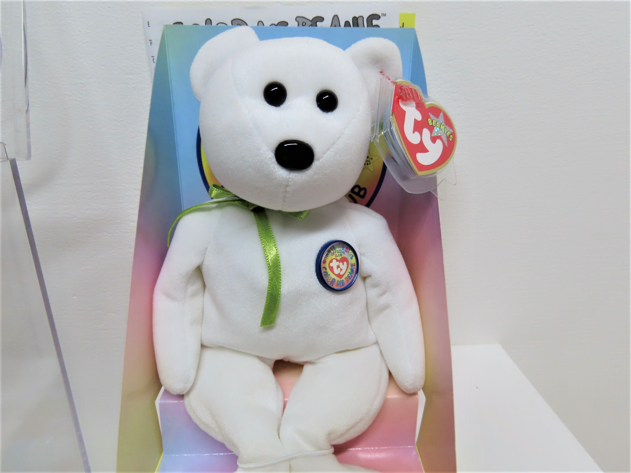 Vintage TY Beanie Babies Color Me Bear - Etsy
