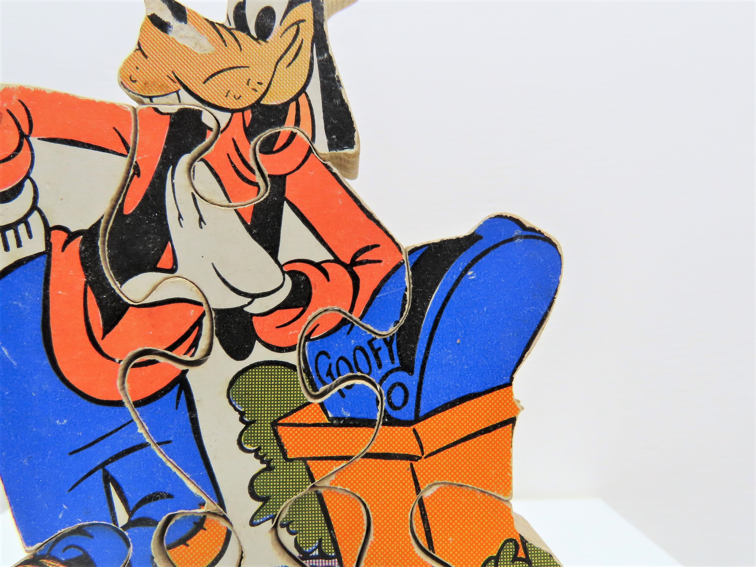 Vintage 1980s Goofy Disney Wooden Puzzle. - Etsy