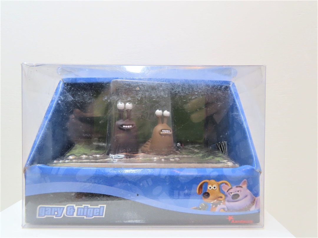 A Vintage 2004 Gary and Nigel Slugs Figurine by Aardman Creature ...