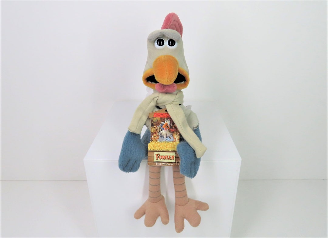 A Vintage 1999 Chicken Run Fowler the Veteran Cockerel, Aardman. - Etsy