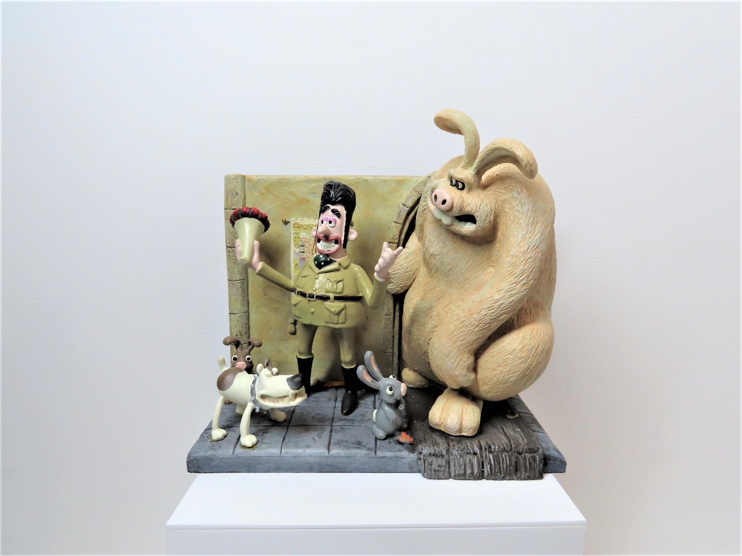 RARE Vintage Large Statue the Curse of the Were-rabbit - Etsy UK