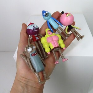 The Regular Show Toy Figures Set of Five. - Etsy