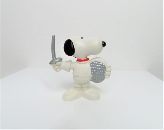 A Vintage 1980s Snoopy Fencing Swordsman Plastic Figure. - Etsy
