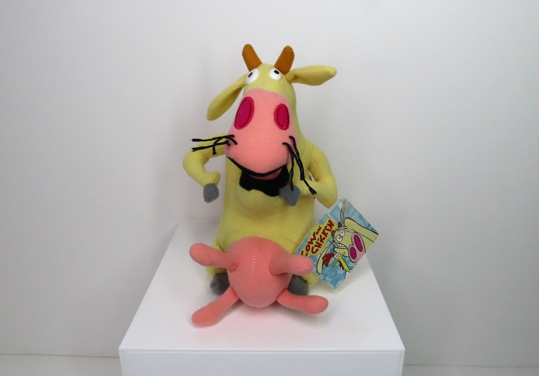 A Vintage 1999 Cow and Chicken Cartoon Network Cow Plush, With Swing ...