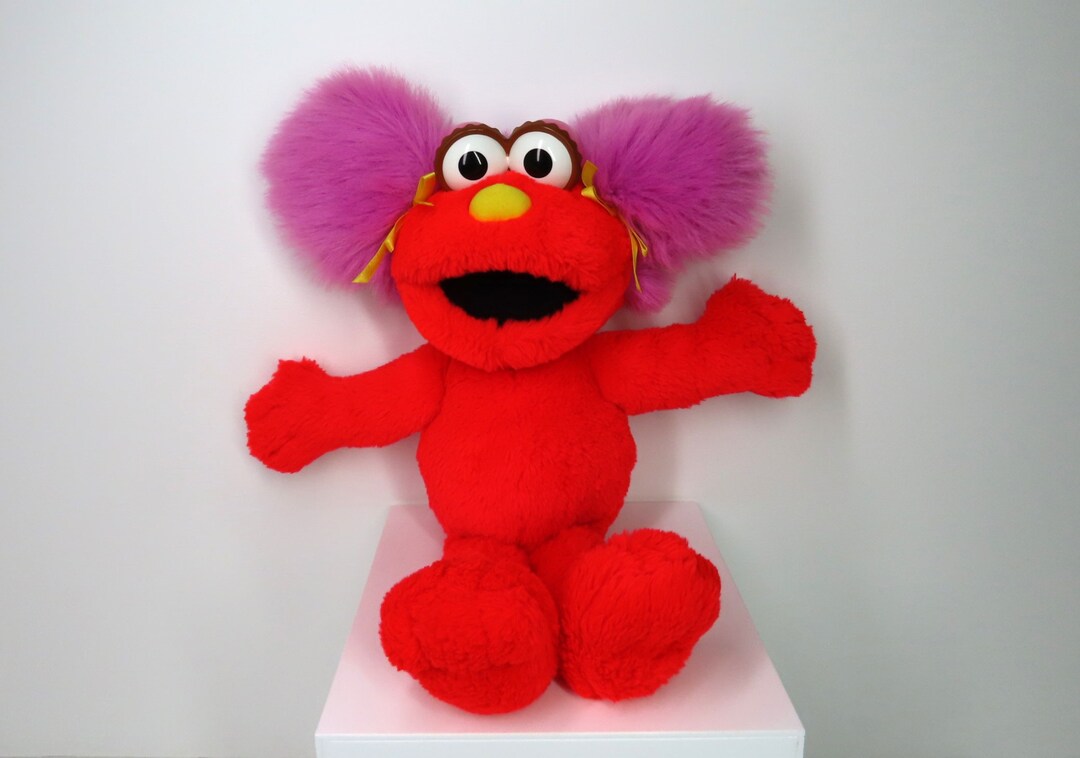 A Vintage 1998 Sesame Street Little Plum Plush Soft Toy by Tyco ...