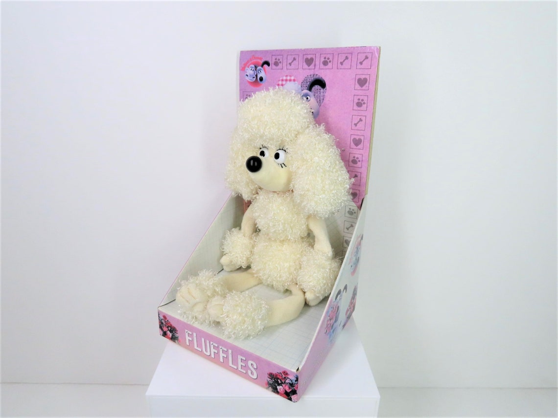 A Fluffles Poodle Soft Toy Plush in Original Box. Aardman - Etsy