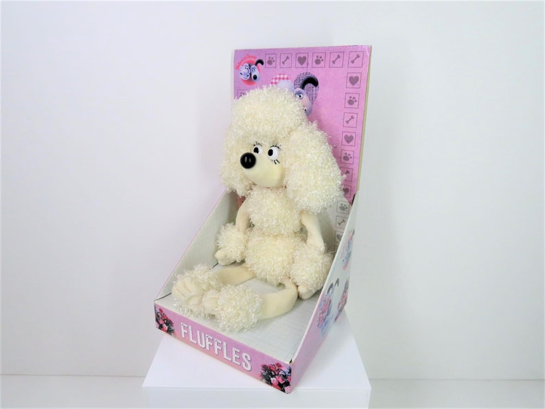 A Fluffles Poodle Soft Toy Plush in Original Box. Aardman - Etsy