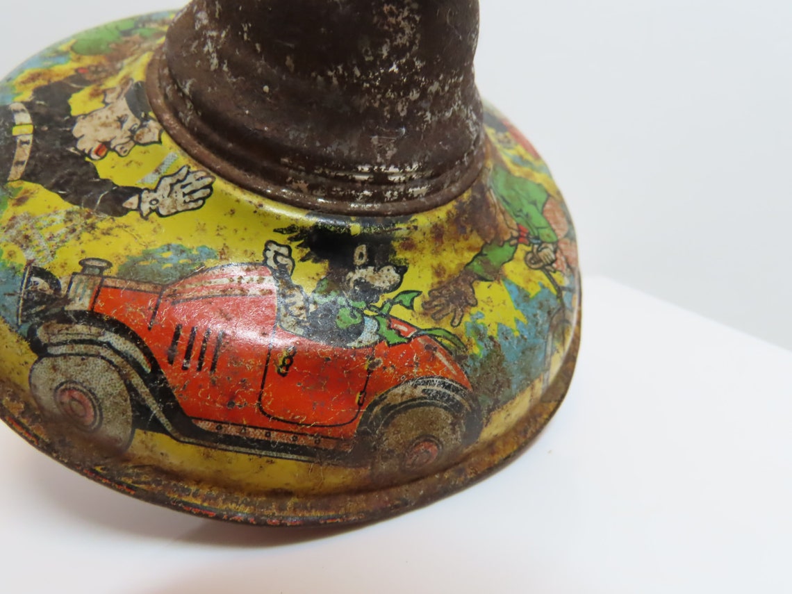 RARE Vintage 1930s 40s Mickey Mouse Spinning Top - Etsy