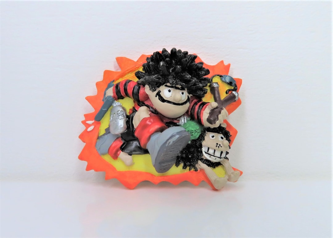 A Vintage 1990s Denis the Menace and Gnasher Dog 3D Resin Fridge Magnet ...