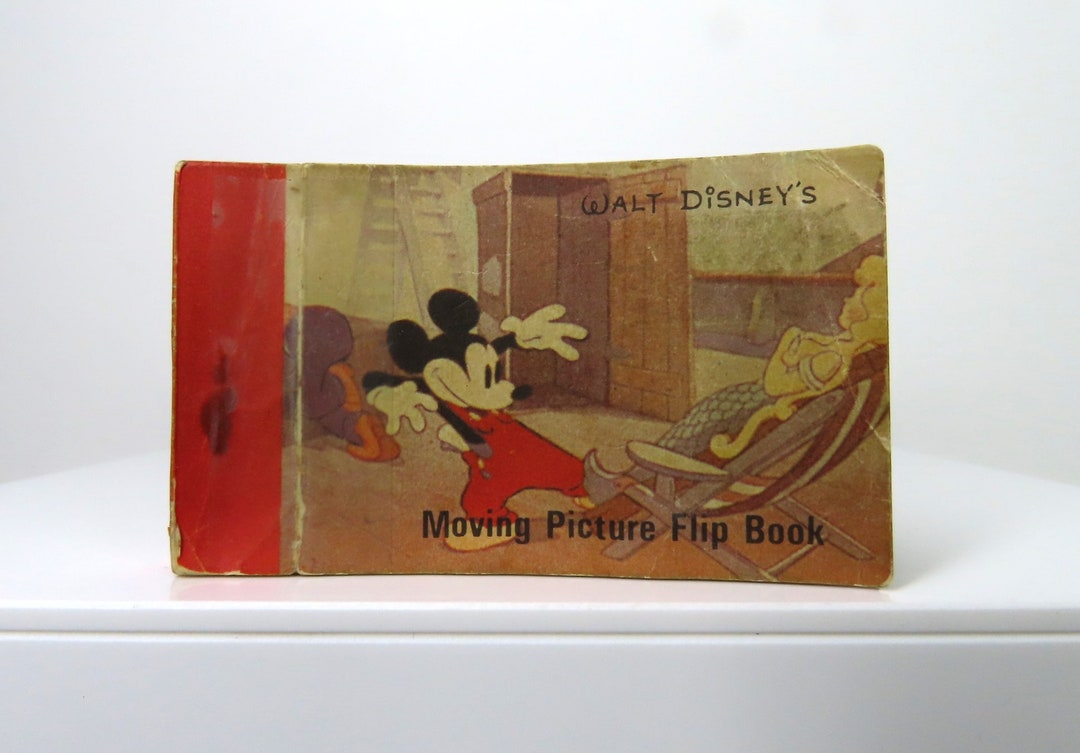 A Vintage 1980s Mickey Mouse and Donald Duck Flip Book - Etsy
