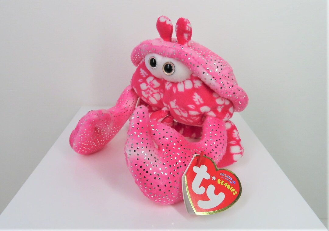 A Ty Beanie Babies Crab Soft Toy Named Sunburst, With Swing Tag. - Etsy
