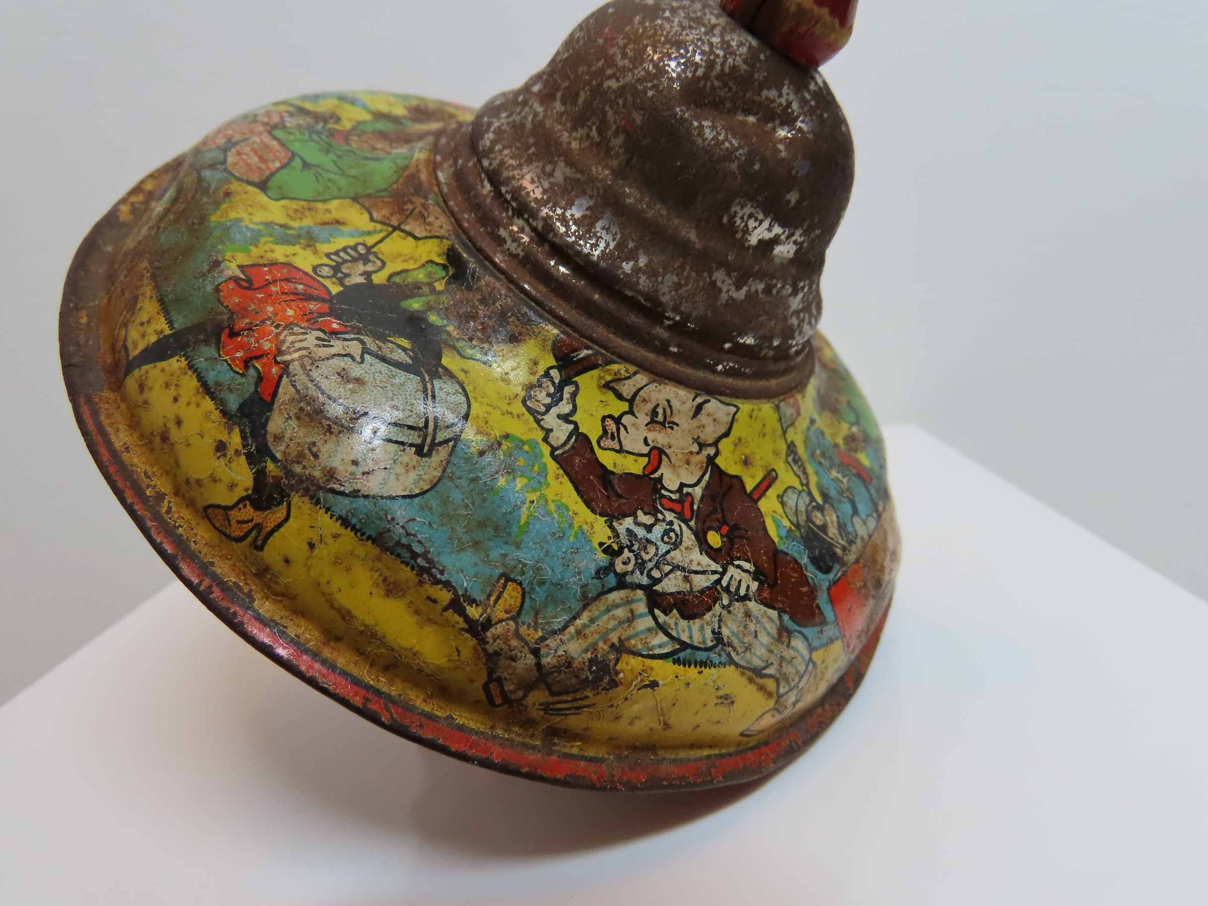 RARE Vintage 1930s 40s Mickey Mouse Spinning Top - Etsy