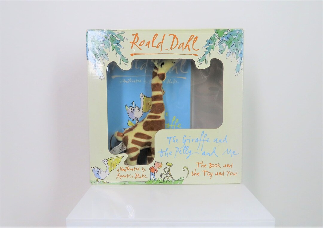 A Roald Dhal Book and Toy Box Set the Giraffe and the Pelly - Etsy