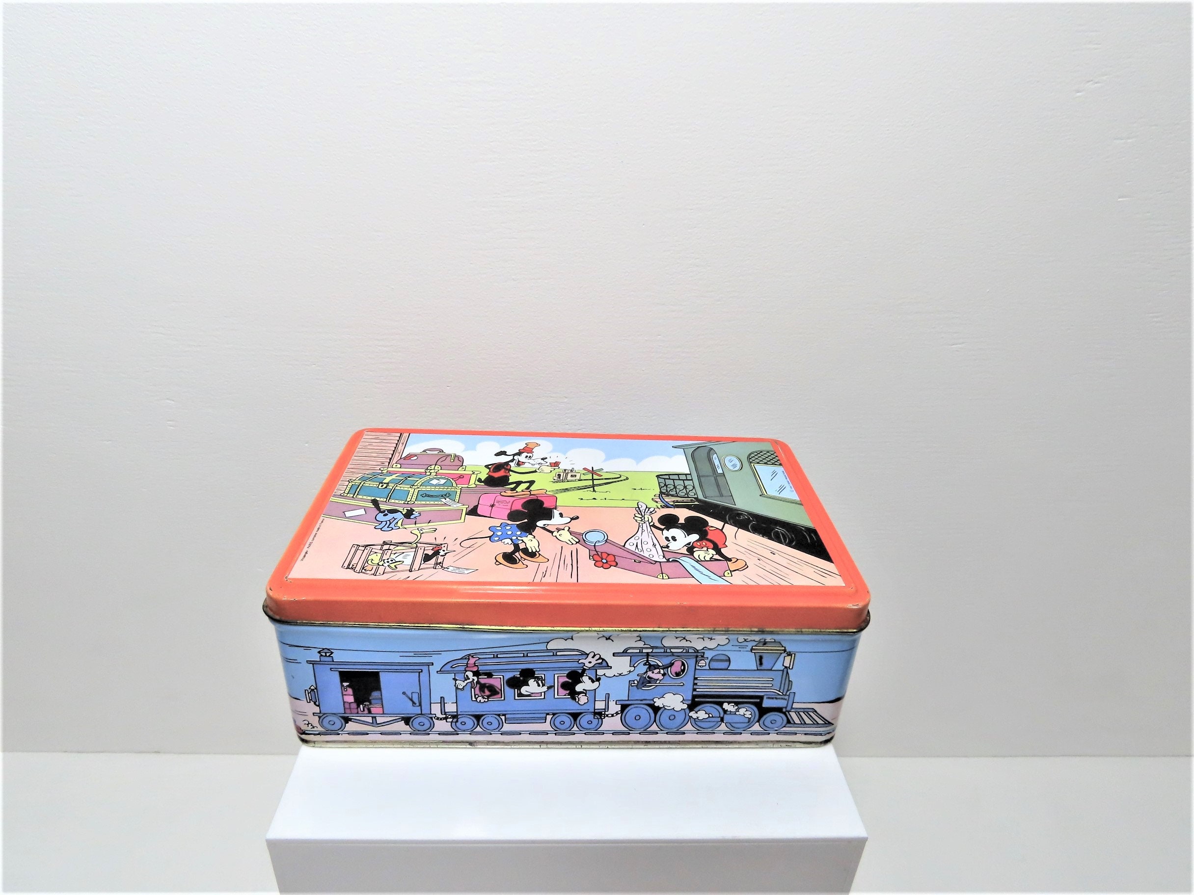 Vintage 1960s Mickey Mouse, Minnie Mouse and Goofy Tin Made for Walt ...