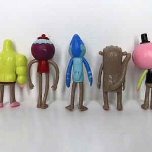 The Regular Show Toy Figures Set of Five. - Etsy
