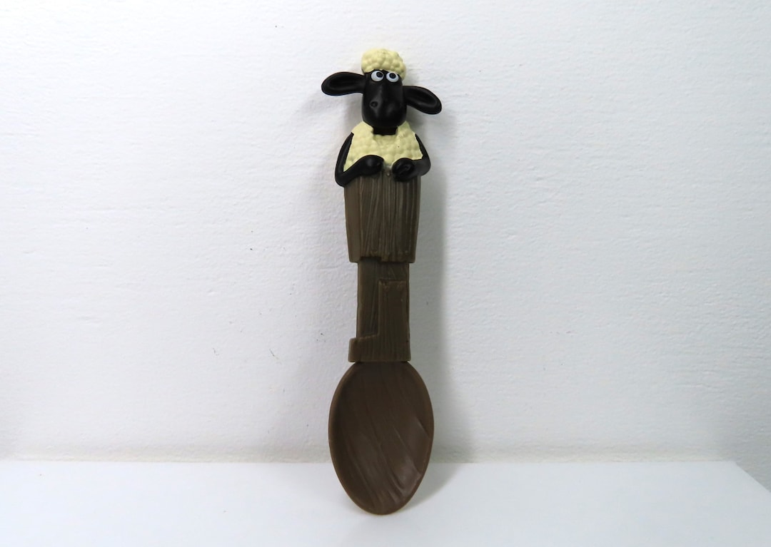 A Shaun the Sheep Novelty Plastic Spoon With Moving Tongue. - Etsy