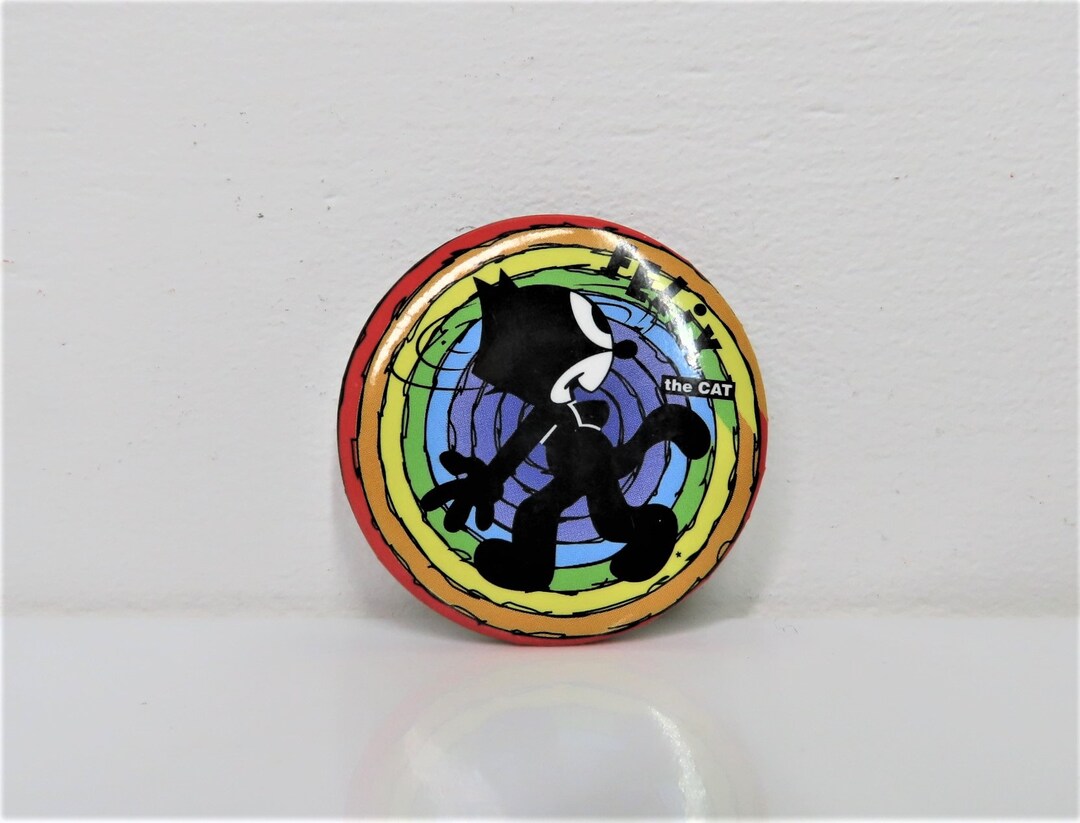 A Vintage 1990s Felix the Cat Badge. - Etsy
