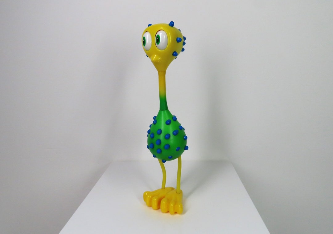 A Vintage Tiny Planets Flocker Alien Toy Figure. - Etsy