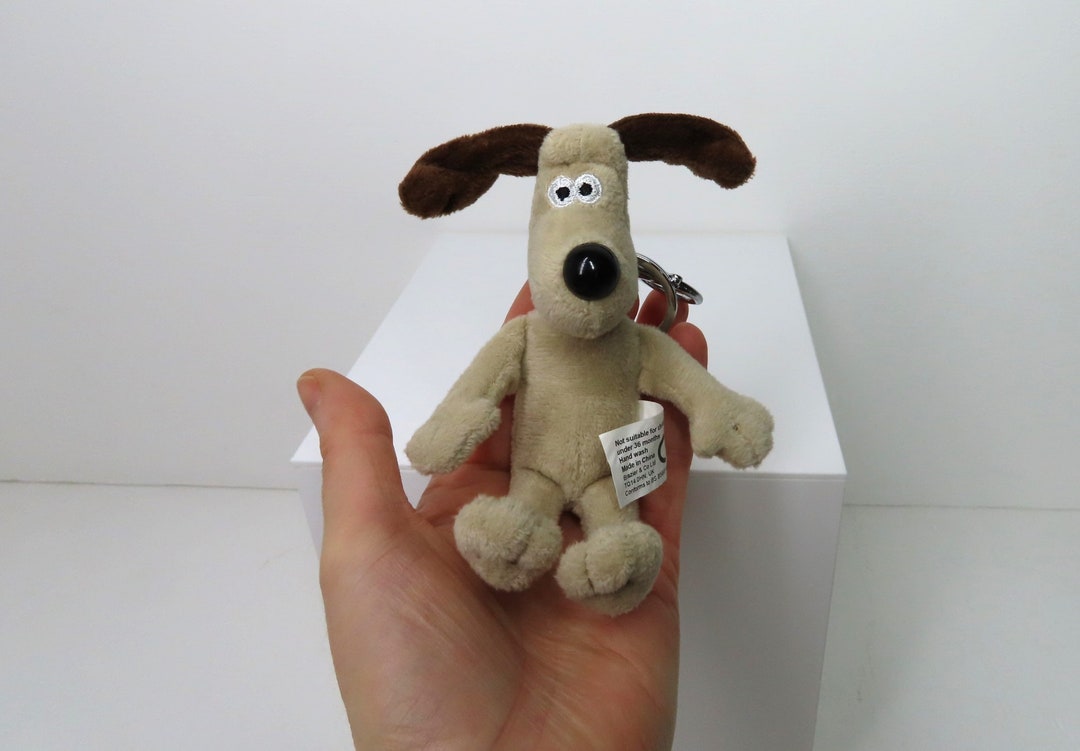 A Gromit Dog Soft Key Fob, Keyring, Key Charm, Bag Charm. - Etsy