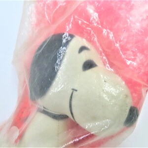 A Vintage 1960s - Early 70s Faux Suede Snoopy Toy in Original Unopened ...