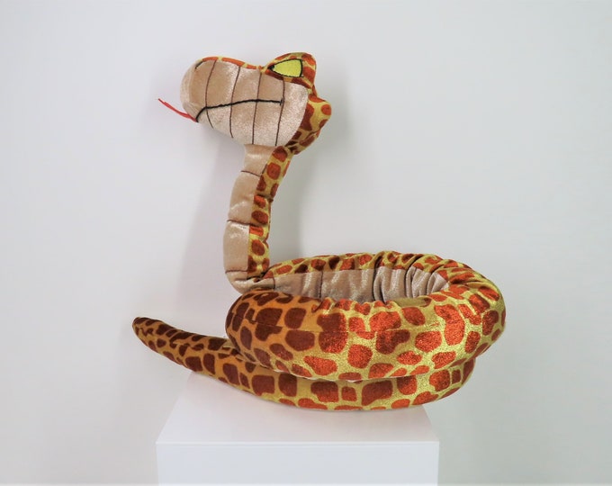 A Vintage 1990s Jungle Book Large KAA the Snake Soft Toy Plush. - Etsy