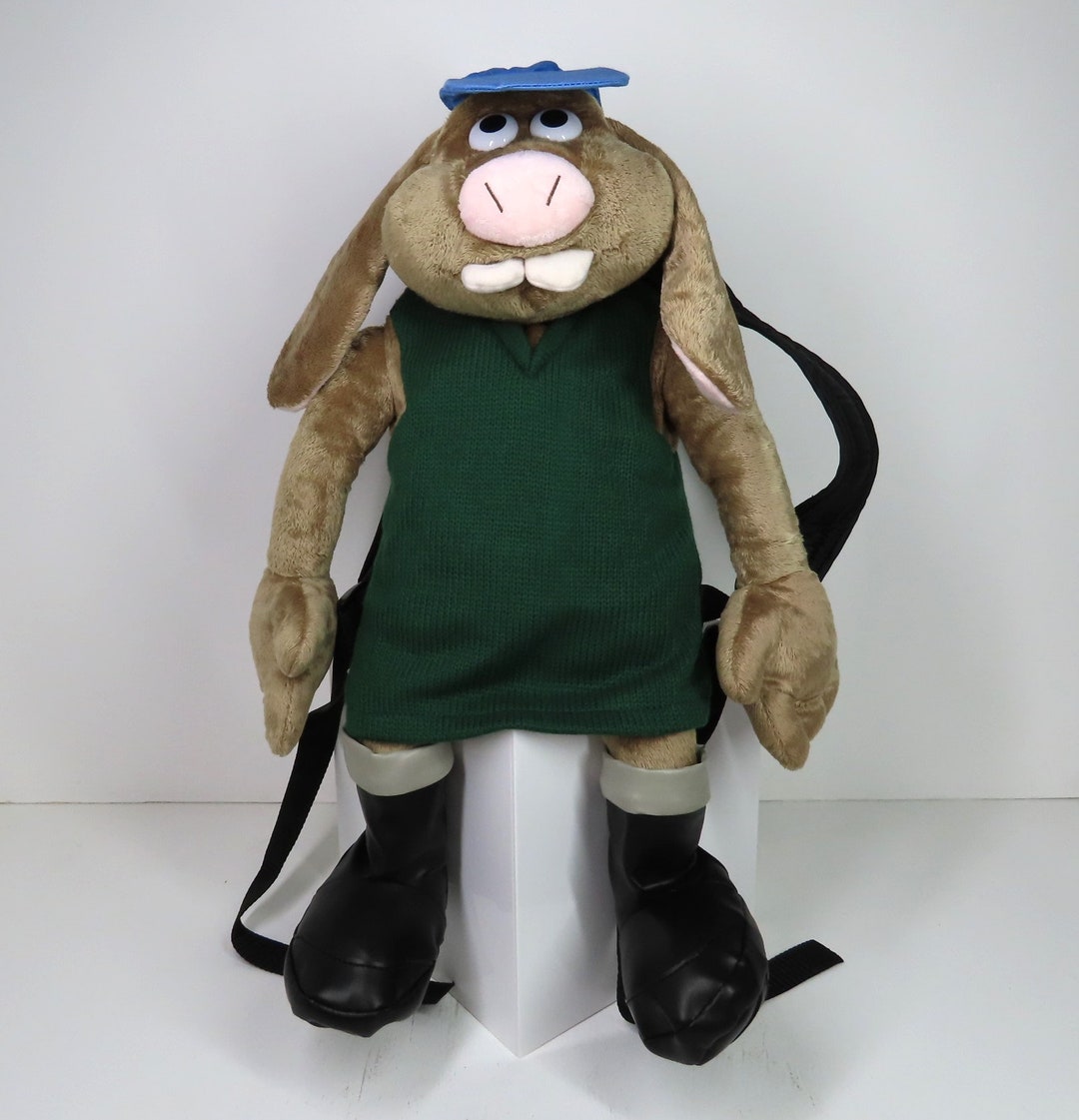 A Vintage Hutch Rabbit Backpack Rucksack, Curse of the Were Rabbit ...