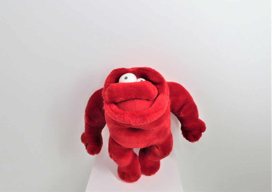 A Vintage 1990s Red Monster Munch Crisps Toy Plush, - Etsy