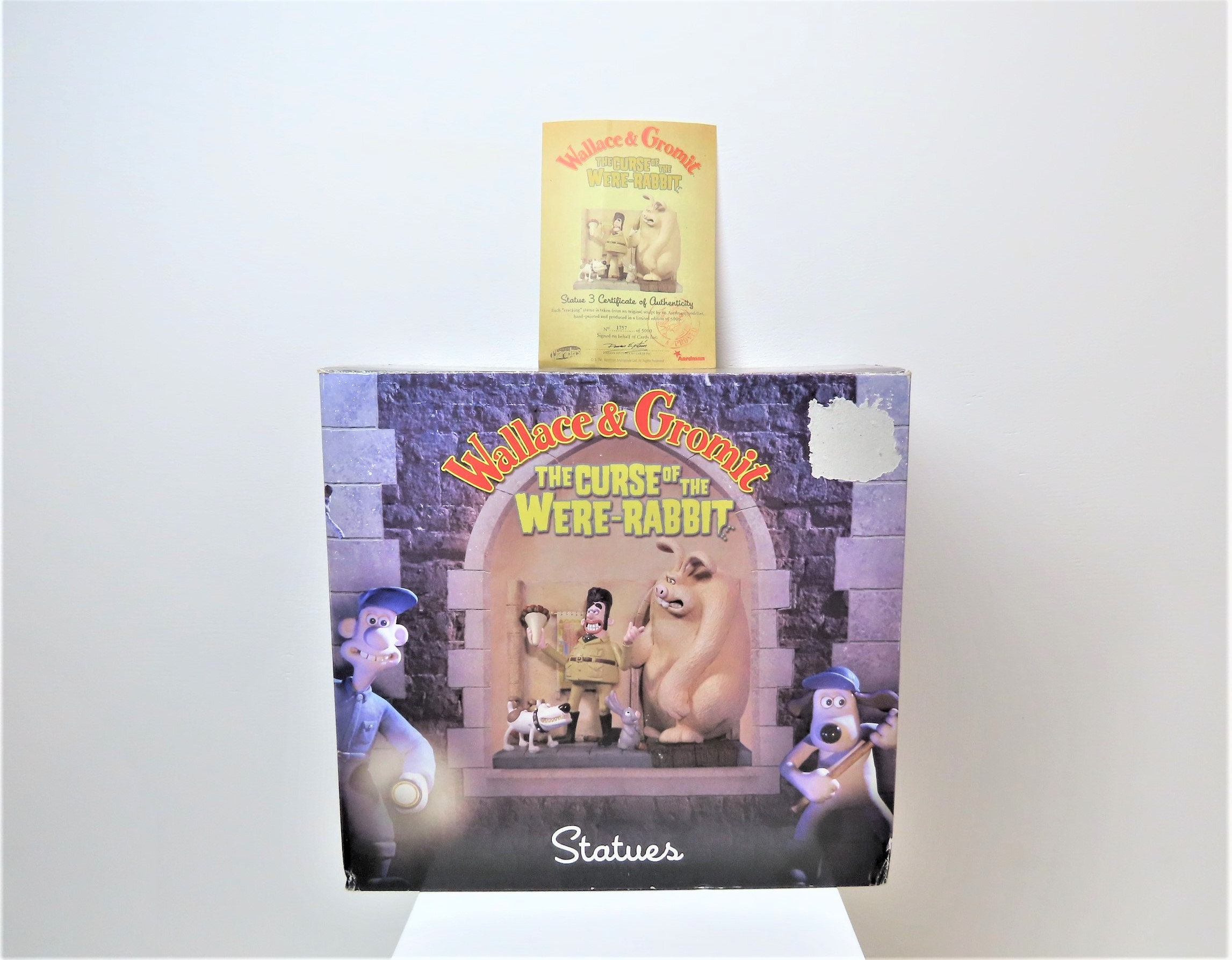 RARE Vintage Large Statue the Curse of the Were-rabbit - Etsy UK