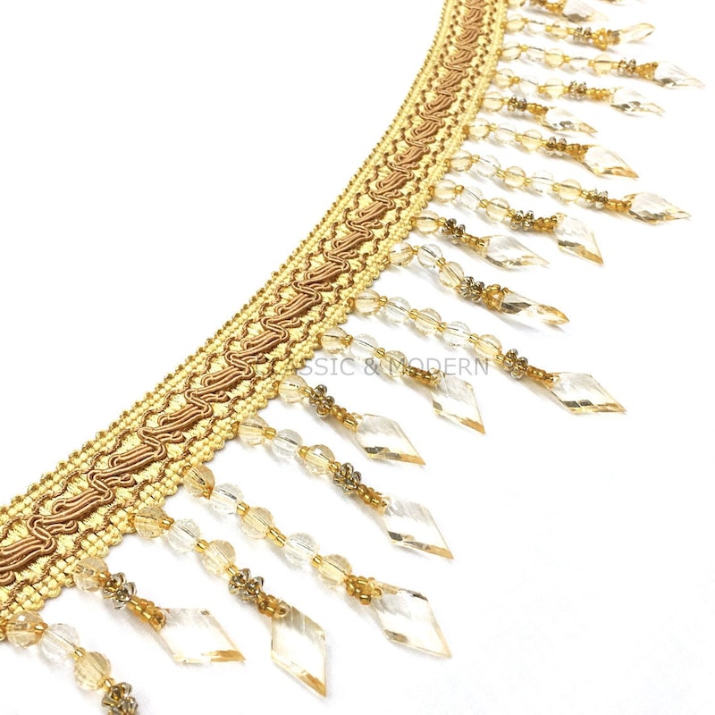 Gold Fabric Trim - Etsy