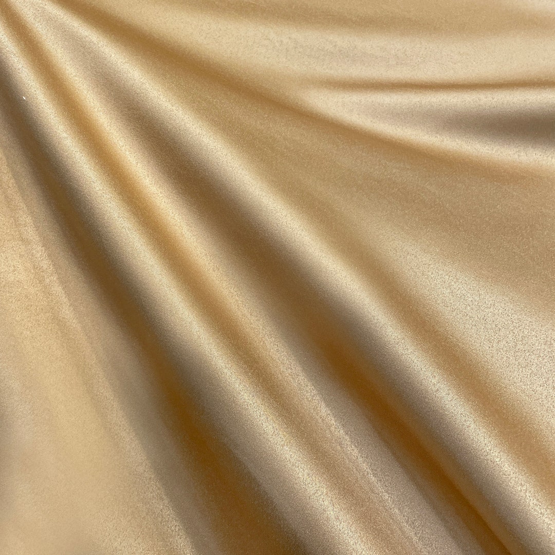 6 COLORS / 118" Wide Ivory Medium Weight Satin Fabric / Drapery, Table ...